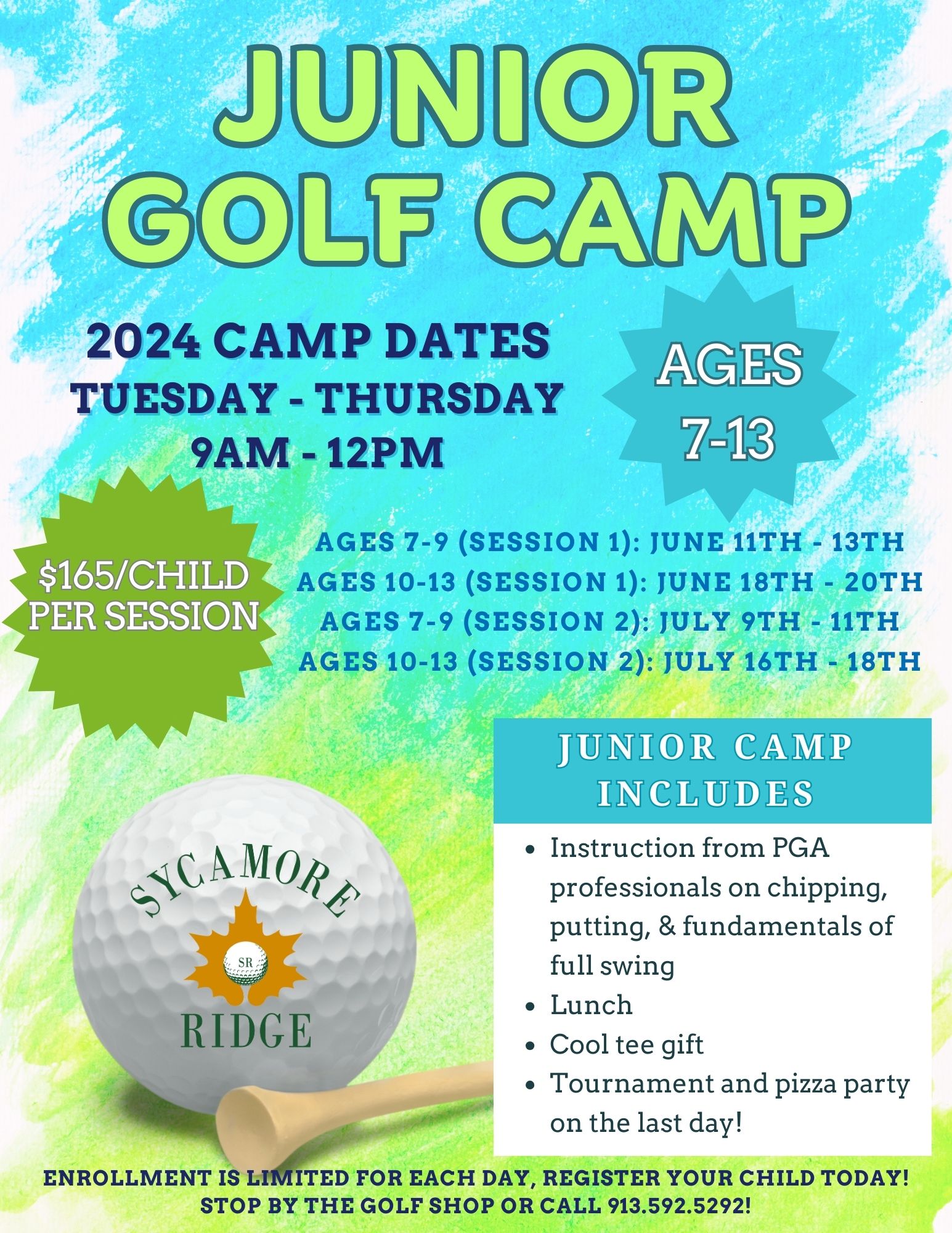 Sycamore Ridge Golf Club - Junior Camp