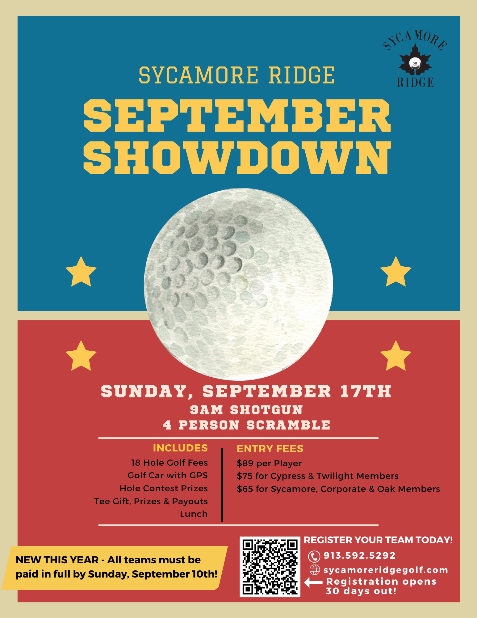 Sycamore Ridge Golf Club - Upcoming Events